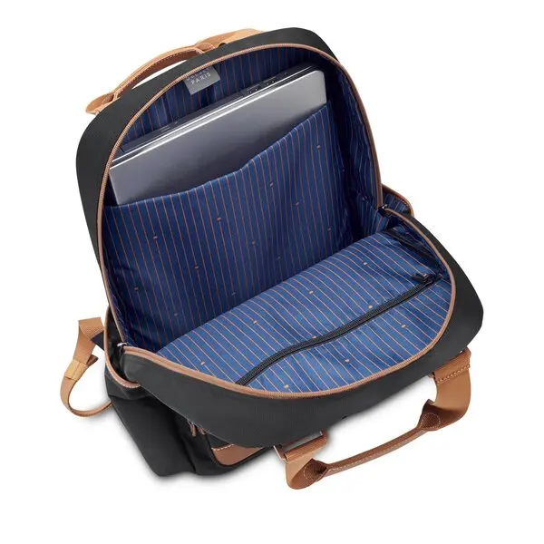 DELSEY PARIS Flanerie Backpack And Carry On Set - Black Brown