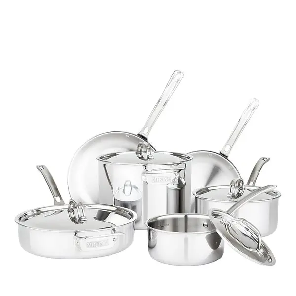 VIKING 3 Ply Stainless Steel 10 Piece Cookware Set