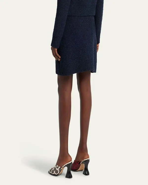 Bottega Veneta Boucle Mini Skirt - Blue
