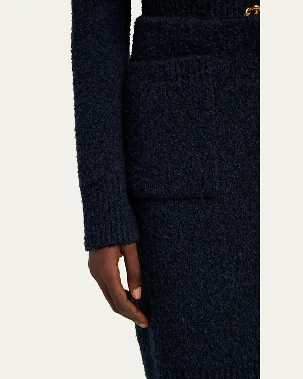 Bottega Veneta Boucle Mini Skirt - Blue