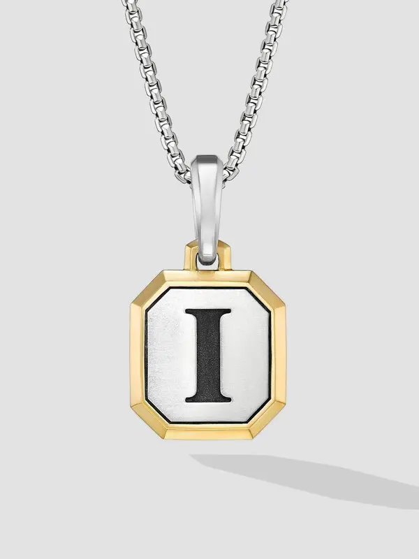 David Yurman Initial Amulet In Sterling Silver - I Silver