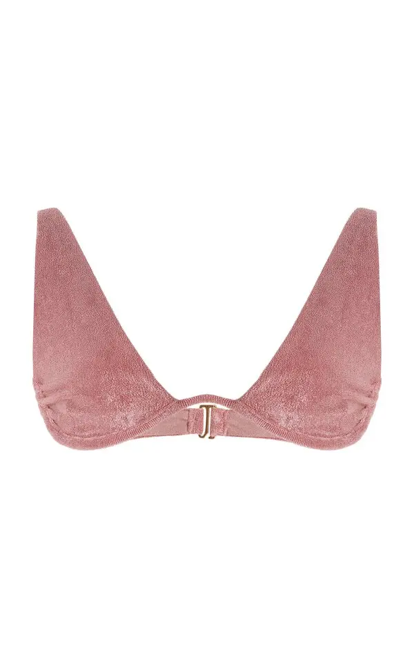 Jade Swim Paloma Bikini Top - Red