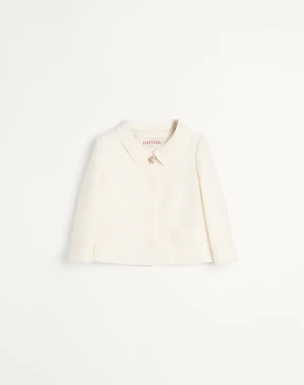 Valentino Garavani Crepe Couture Jacket - Ivory