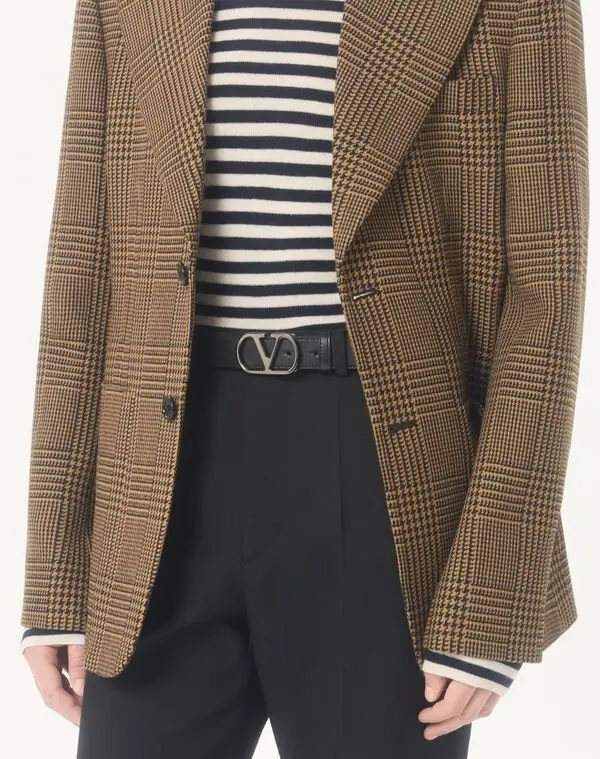 Valentino Garavani Vlogo Signature Belt - Black