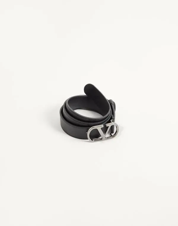 Valentino Garavani Vlogo Signature Belt - Black
