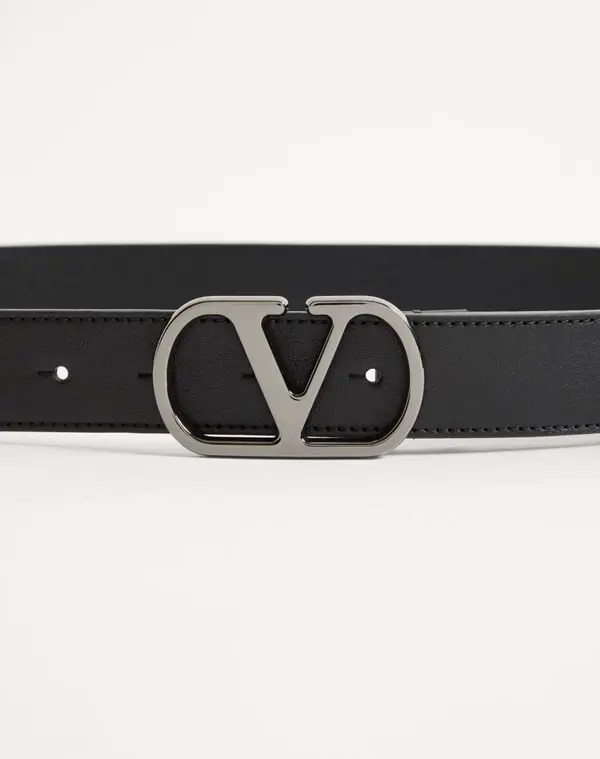 Valentino Garavani Vlogo Signature Belt - Black
