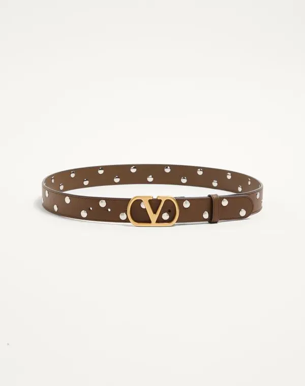 Valentino Garavani Vlogo Signature Belt - Tundra