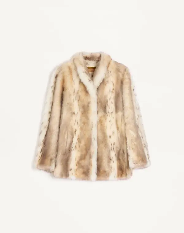 Valentino Garavani Shearling Coat - Ivory