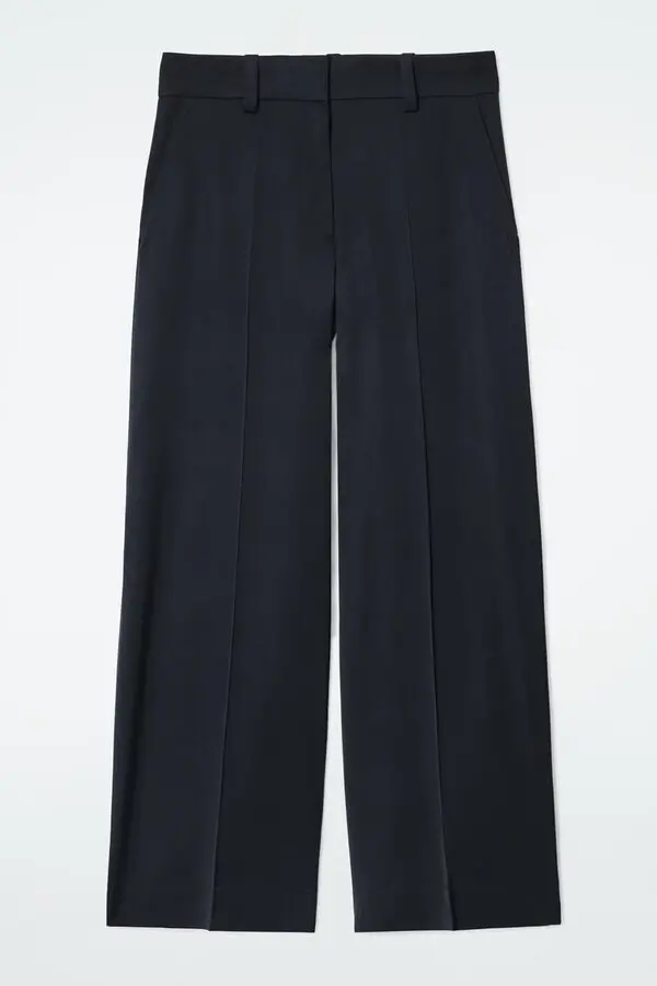 Cos Tailored Satin Wide-leg Pants
