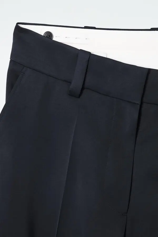 Cos Tailored Satin Wide-leg Pants