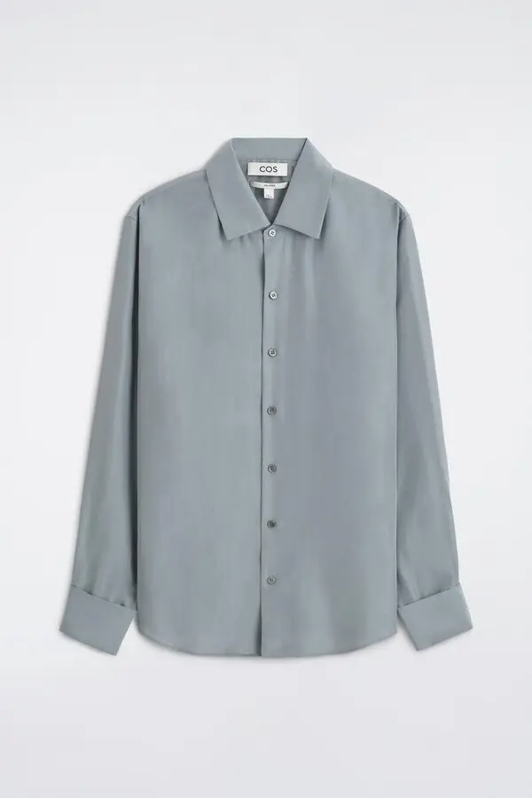 Cos Relaxed Silk Shirt