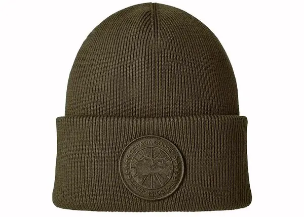Canada Goose Arctic Toque Garment Dye Beanie - Military Green