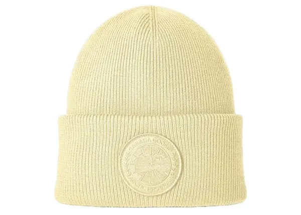 Canada Goose Arctic Toque Garment Dye Beanie - Light Yellow
