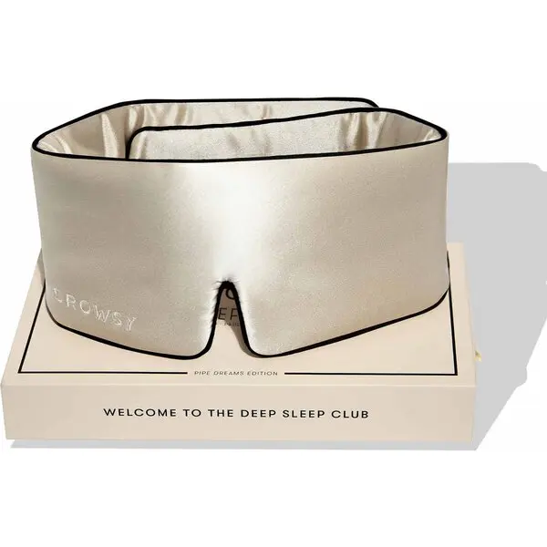 DROWSY SLEEP CO. Pipe Dreams Sleep Masks - Dusty Gold