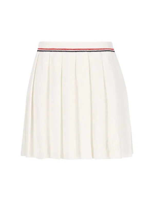 Miu Miu Pleated Skirt - White