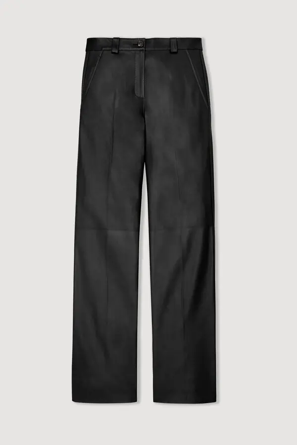 Veronica De Piante Avery Nappa Leather Trousers