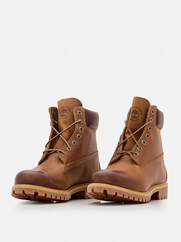 Timberland Lace-up Leather Boots - Brown