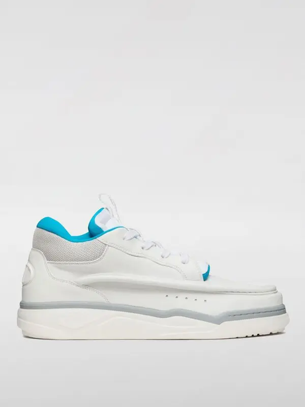 Valentino Garavani Leather Lace-up Sneakers - White