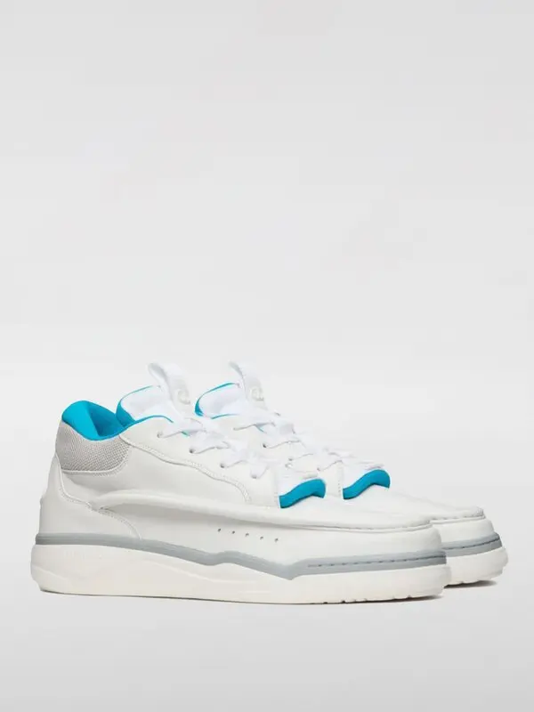 Valentino Garavani Leather Lace-up Sneakers - White