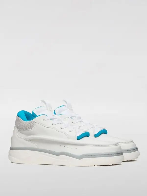 Valentino Garavani Leather Lace-up Sneakers - White