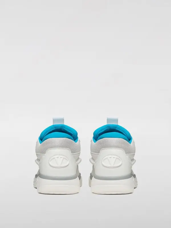 Valentino Garavani Leather Lace-up Sneakers - White