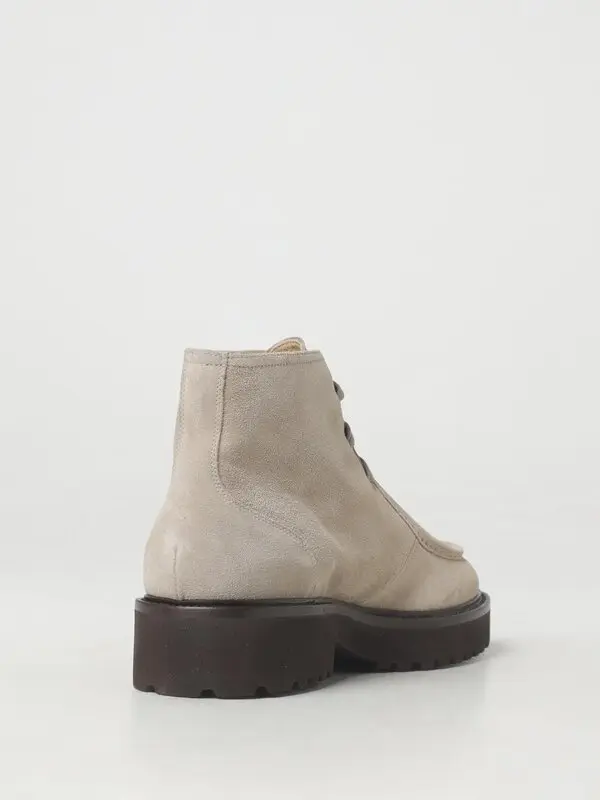 DOUCAL'S Lace-up Suede Boots - Sand