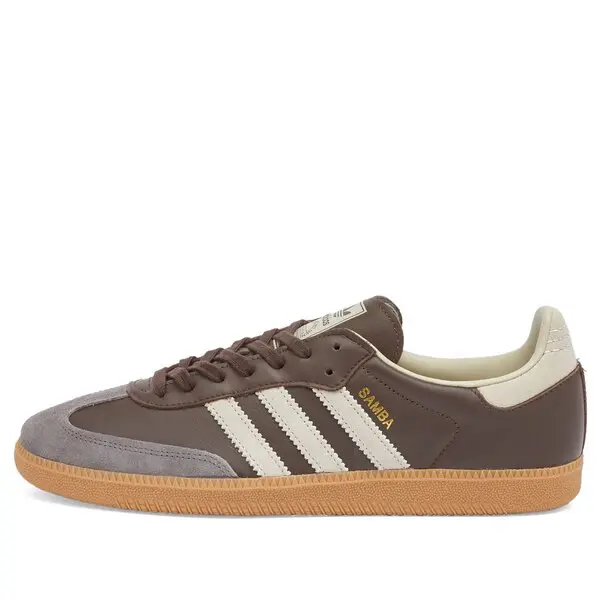 Adidas Samba Og Sneakers - Brown/putty Grey/gold Met.