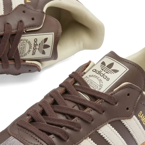 Adidas Samba Og Sneakers - Brown/putty Grey/gold Met.