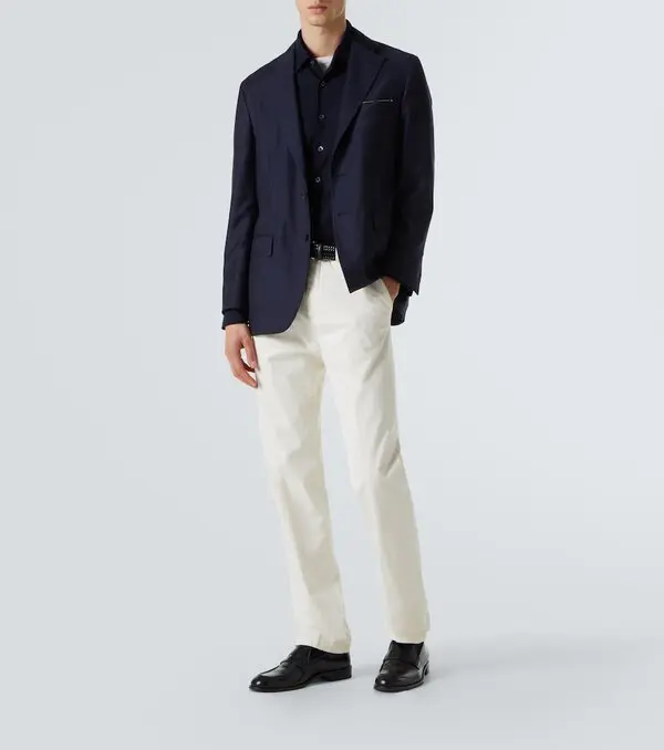 Rubinacci Wool Shirt - Blue