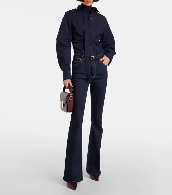 FRAME Le High Flare Jeans - Blue