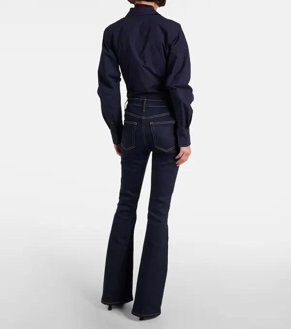 FRAME Le High Flare Jeans - Blue
