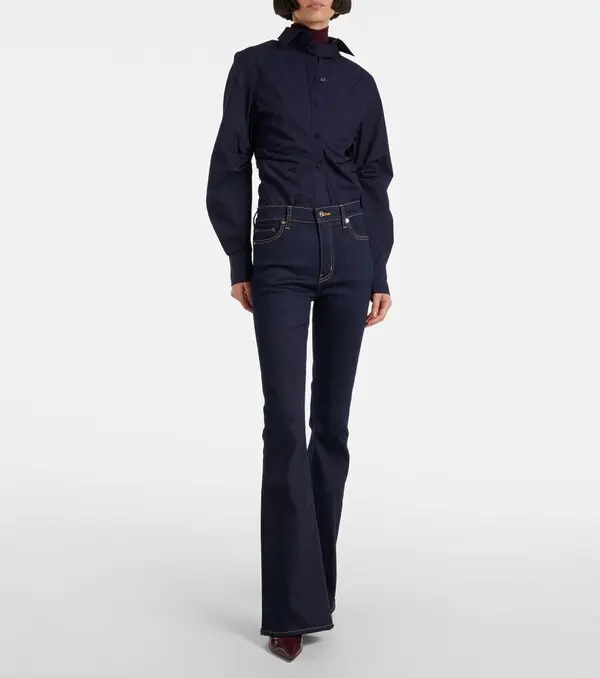 FRAME Le High Flare Jeans - Blue