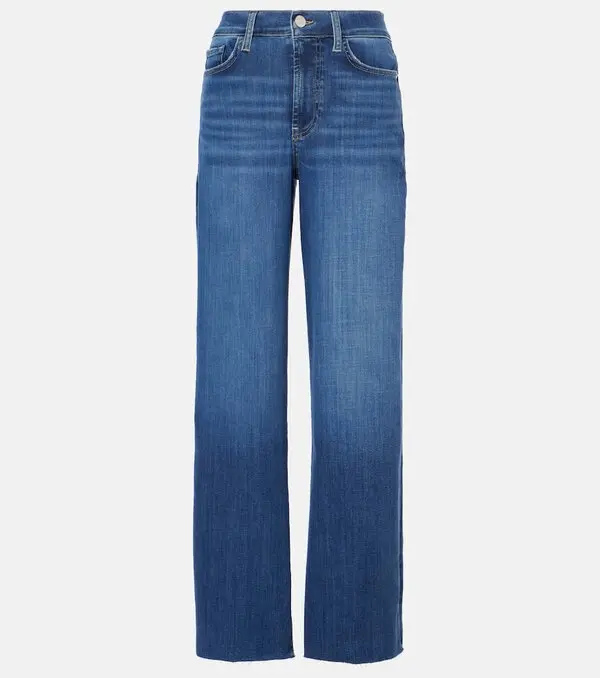 FRAME Le Slim Palazzo Wide-leg Jeans - Blue