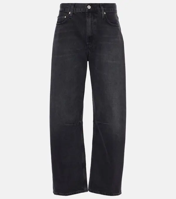 Citizens Of Humanity Miro High-rise Wide-leg Jeans - Grey
