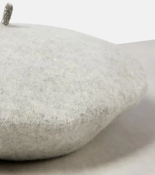 Brunello Cucinelli Wool Beret - Grey