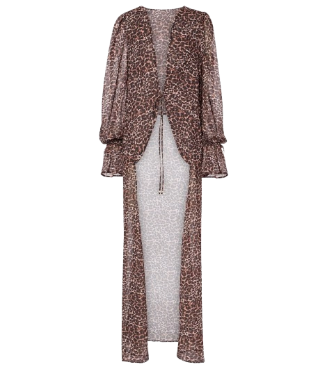 BANANHOT Leopard-print Beach Cover-up - Brown