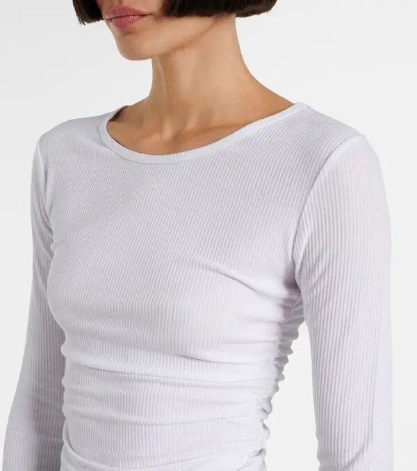 Alo Yoga Gathered Top - Black