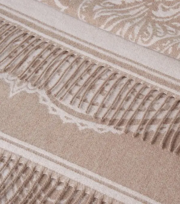 Etro Alocasia Fringed Wool Throw