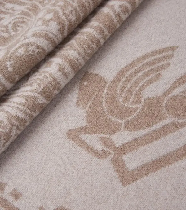 Etro Alocasia Fringed Wool Throw