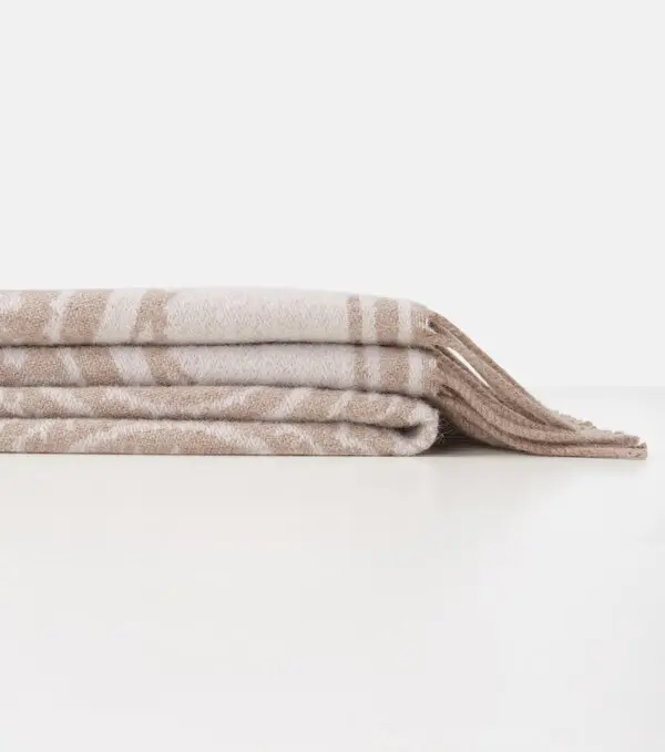 Etro Alocasia Fringed Wool Throw
