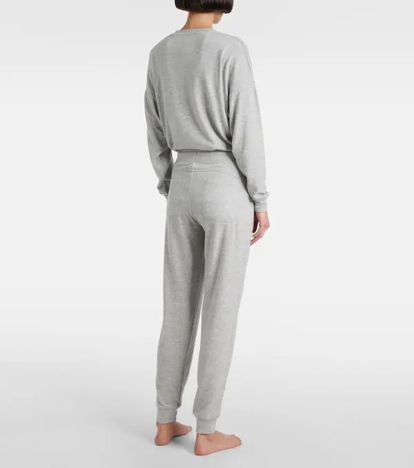 Alo Yoga Soho Track Pants - Grey