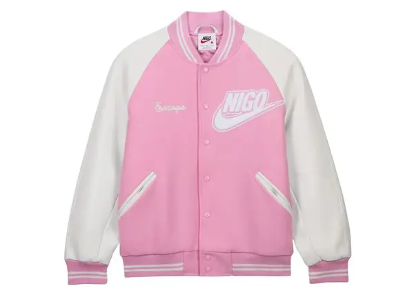 Nike X Nigo Varsity Jacket - Pink