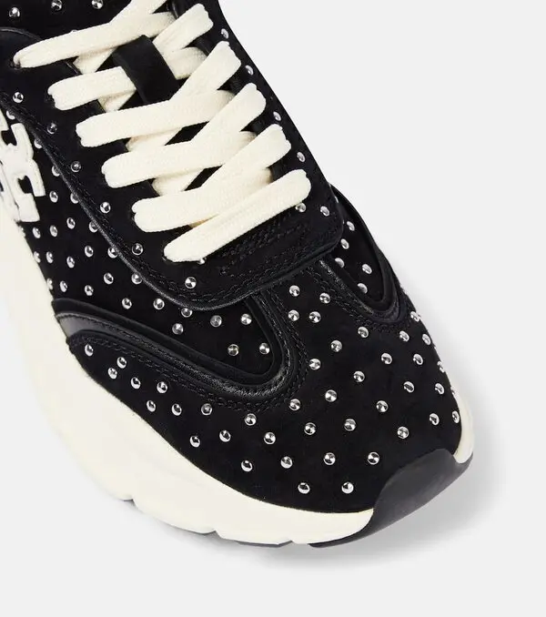 Tory Burch Good Luck Leather Sneakers