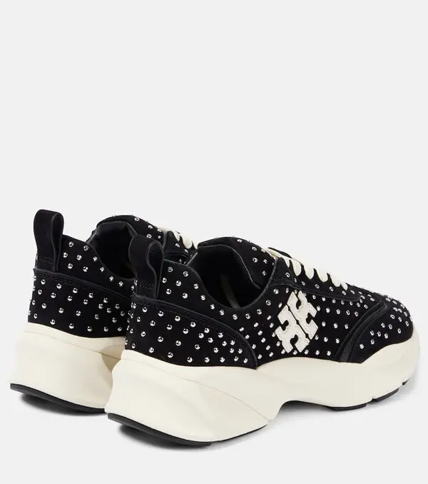 Tory Burch Good Luck Leather Sneakers