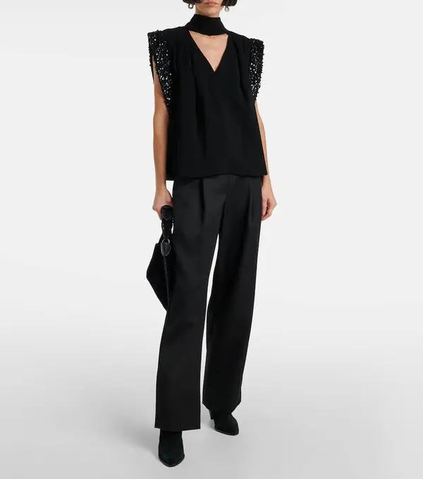 Isabel Marant Étoile Lenia Sequined Top