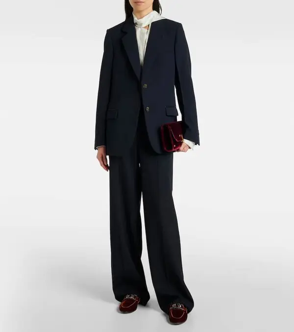 TOD'S Kate Embellished Velvet Loafers