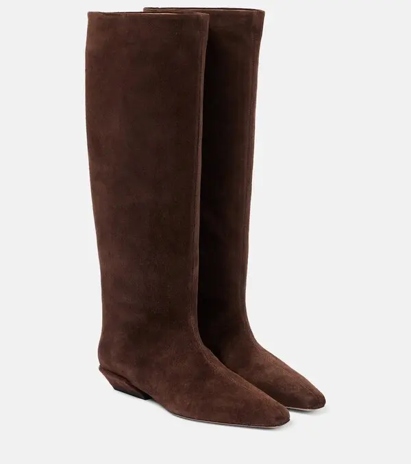 Paris Texas Bettina 25 Suede Knee-high Boots