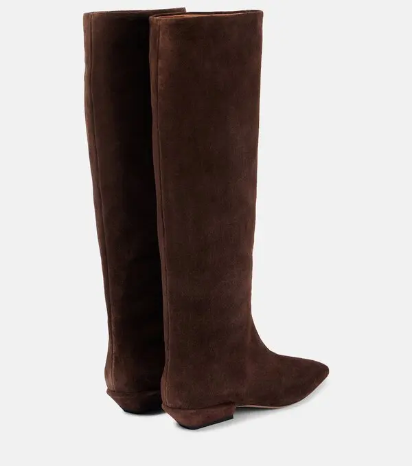 Paris Texas Bettina 25 Suede Knee-high Boots