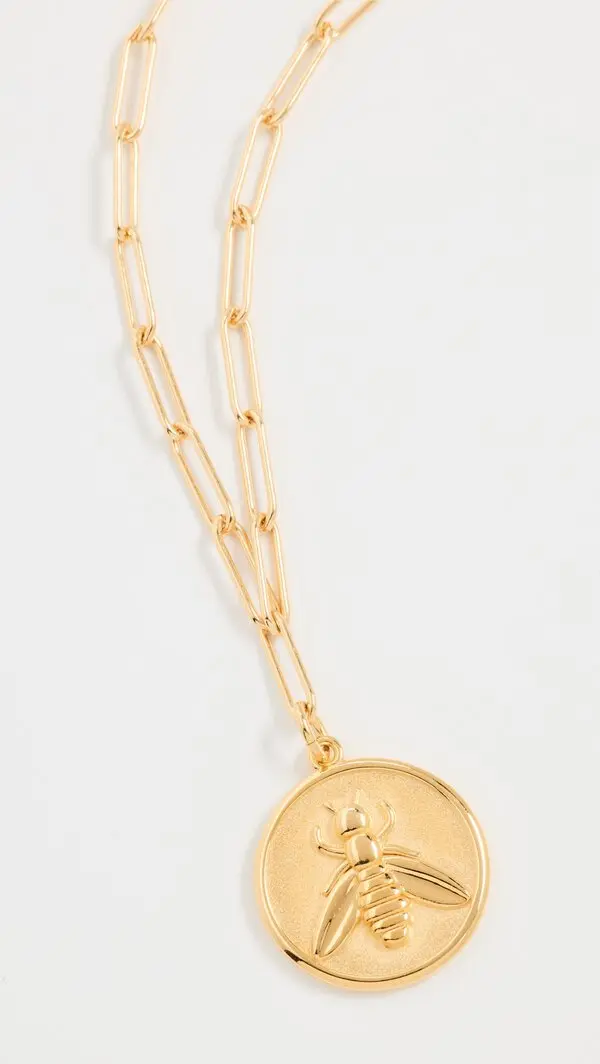 HART Resilience Bee Coin Pendant Necklace