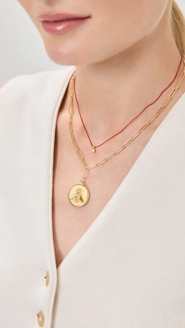 HART Resilience Bee Coin Pendant Necklace